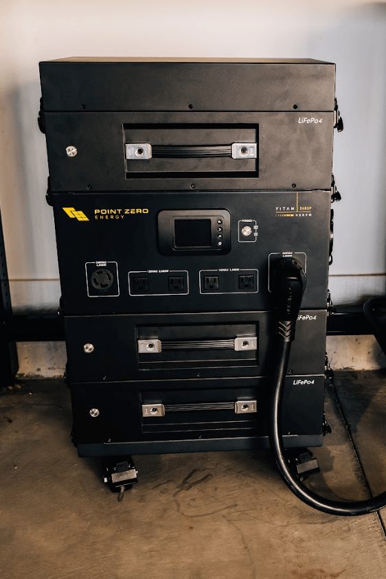 Titan 240SP Solar Generator by Point Zero Energy - Wild Oak Trail