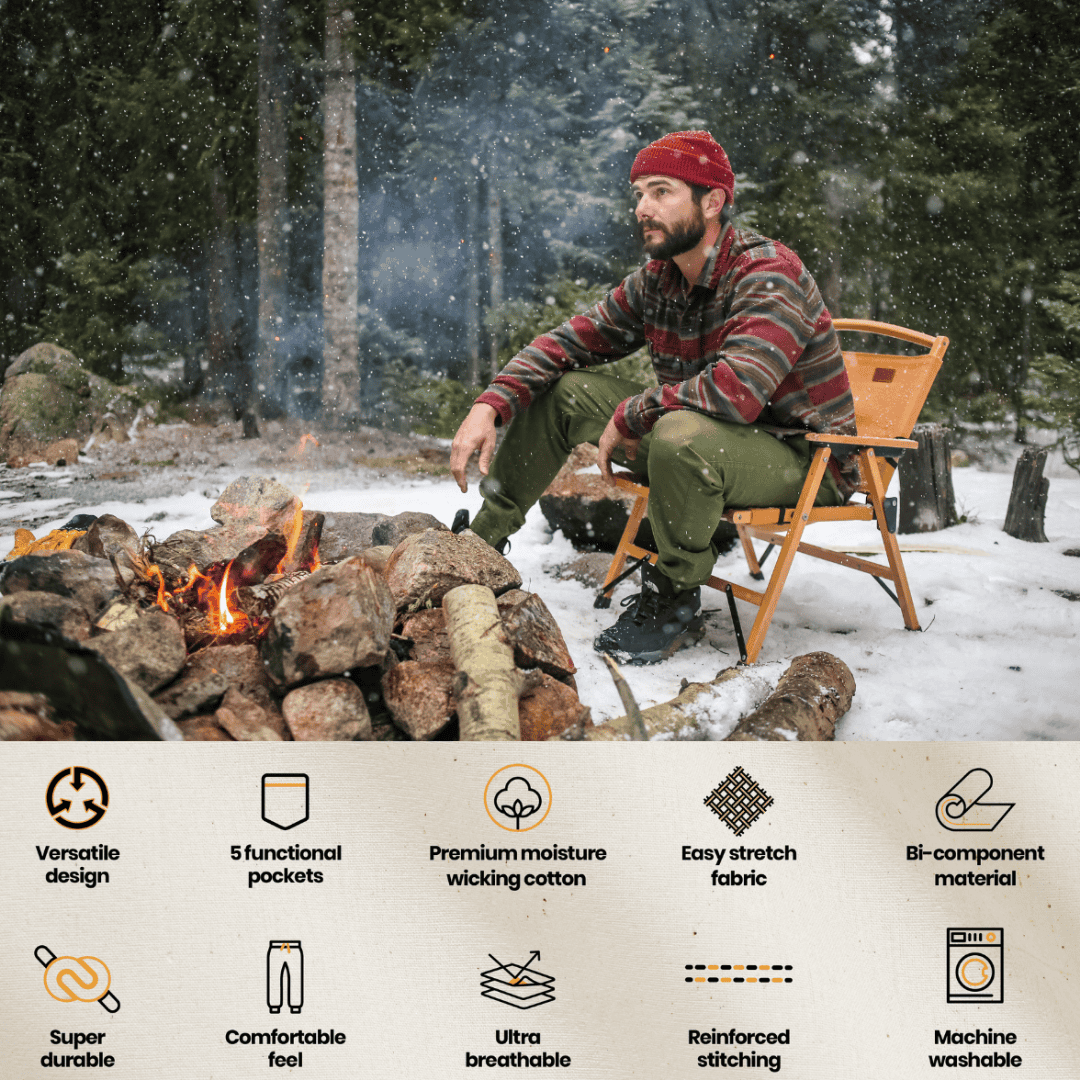 White Duck Outdoors Essential Stretch Jogger Pants - Wild Oak Trail